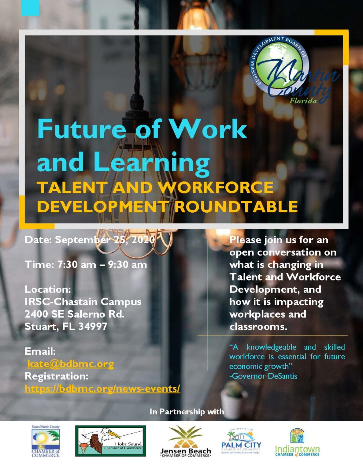 Workforce Development Round Table - BDB Martin County