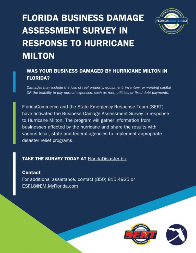 FLORIDACOMMERCE and the State Emergency Response Team Activates ...